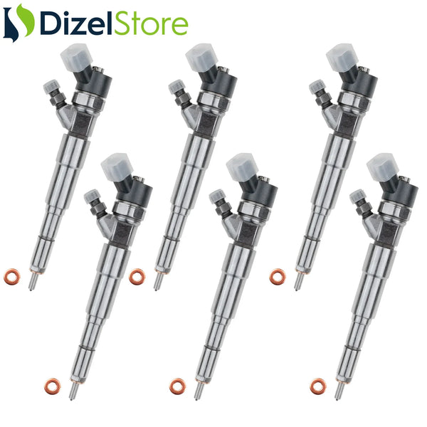 6X 0445110047 Bosch Enjektör BMW E46 E38 E39 RANGE ROVER 3.0 D 1353778 ...