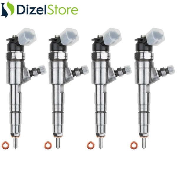 4X 0445110339 Bosch Enjektör Citroen DS Peugeot Ford Fiesta 1.4 TDCi 8 ...